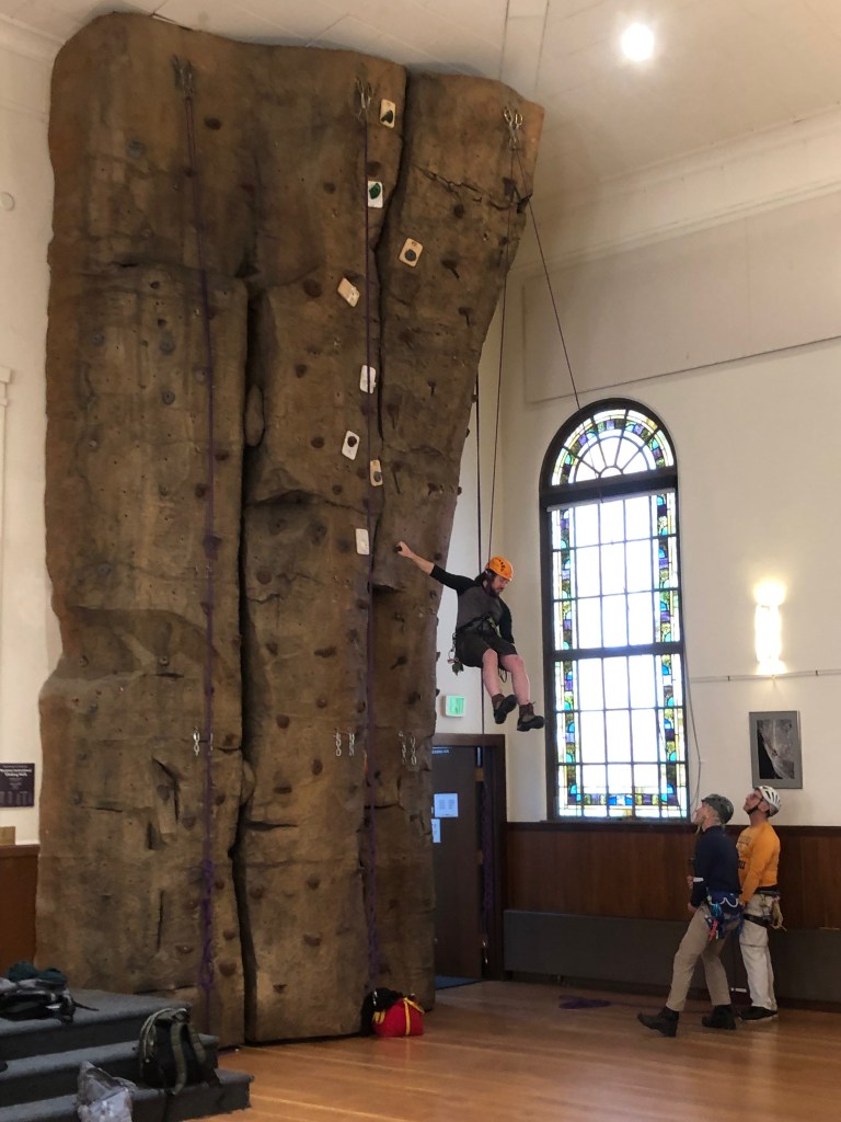 BCEP, 2023 – The first session, climbing at the MMC | Tales from the Hutt